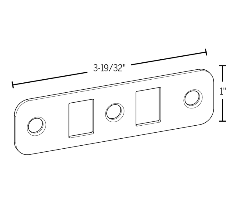 Standard Head and Sill Strike Kit for Trilennium Lock
