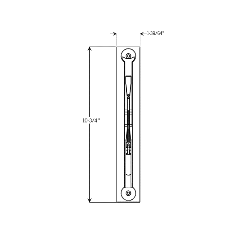 Endura Flip Lever Assembly - French Door Solutions - BetterDoor